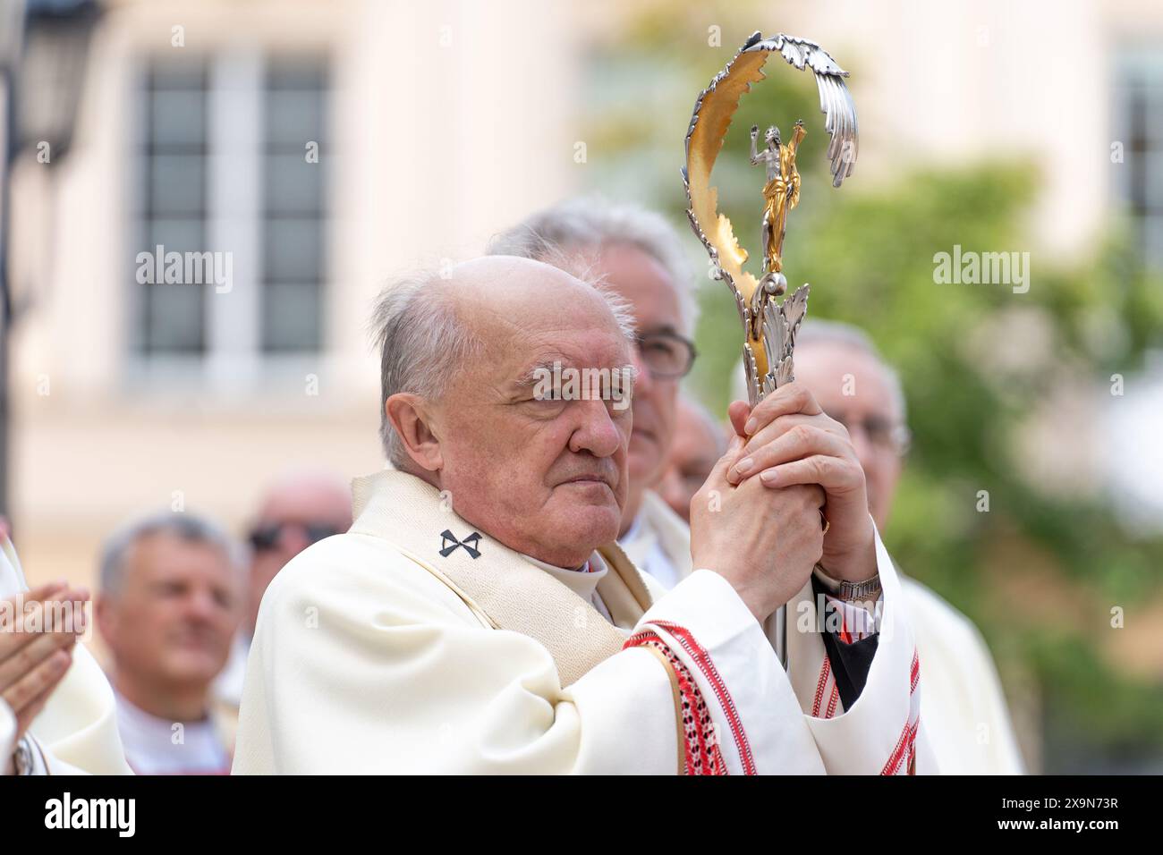 Kazimierz Nycz Polish prelate seen during the Corpus Christi procession ...