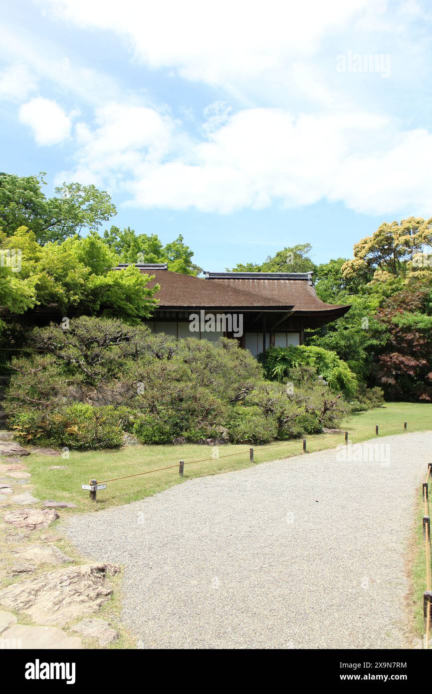 Fresh green in Okochi-sanso Garden, Kyoto, Japan Stock Photo - Alamy