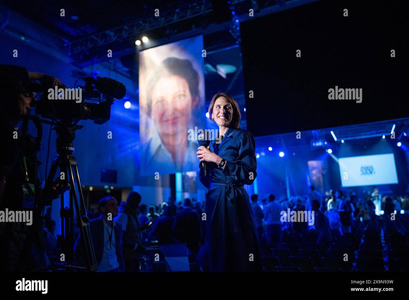 France's group Renew (Renaissance), Modem and Horizons party's leading ...