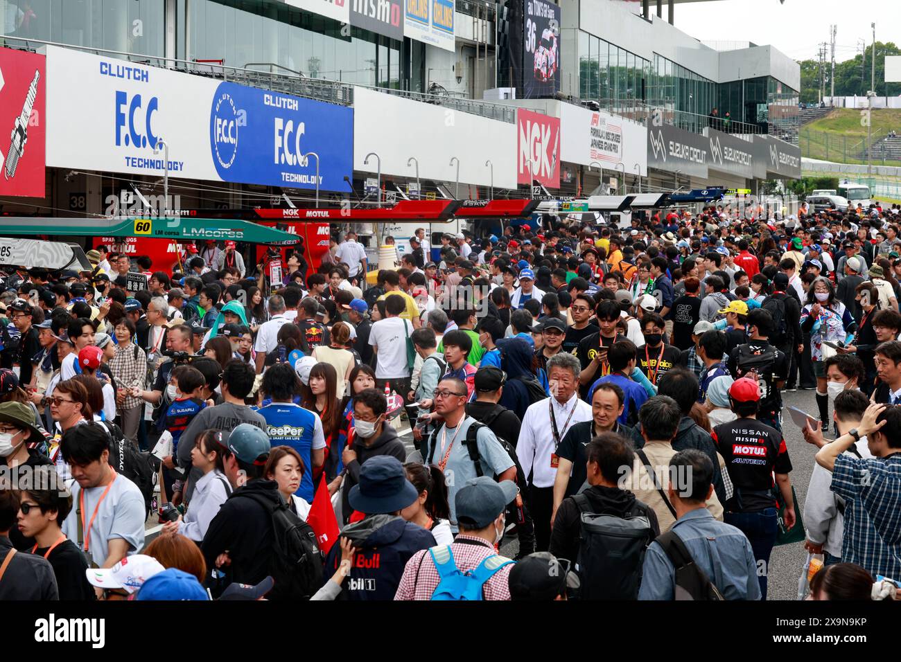 foule, crowd during the Suzuka GT 3 Hours Race, 3rd round of the 2024 ...