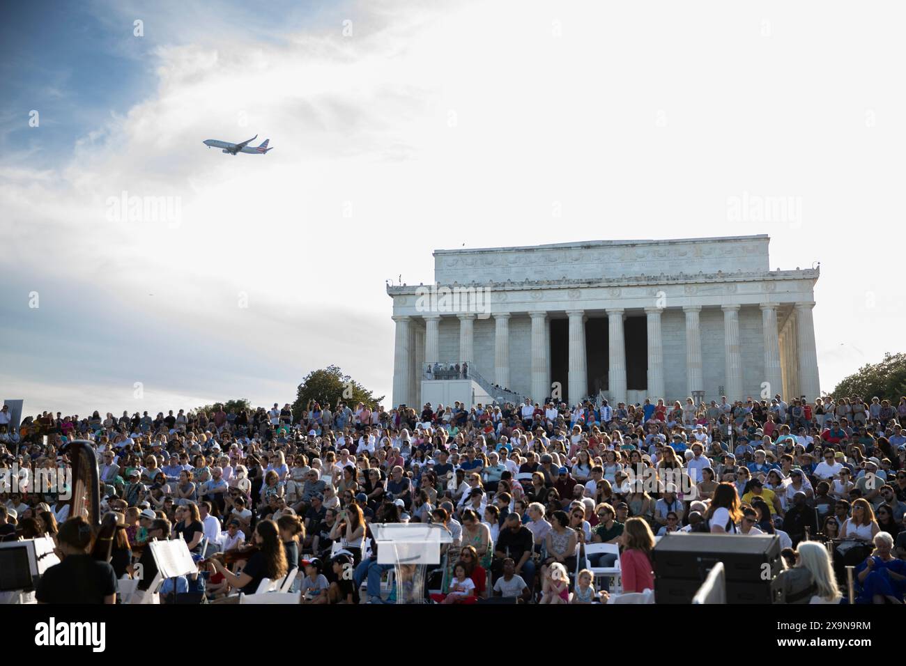 Washington DC, USA, 1st June 2024: People are enjoying the Italian ...