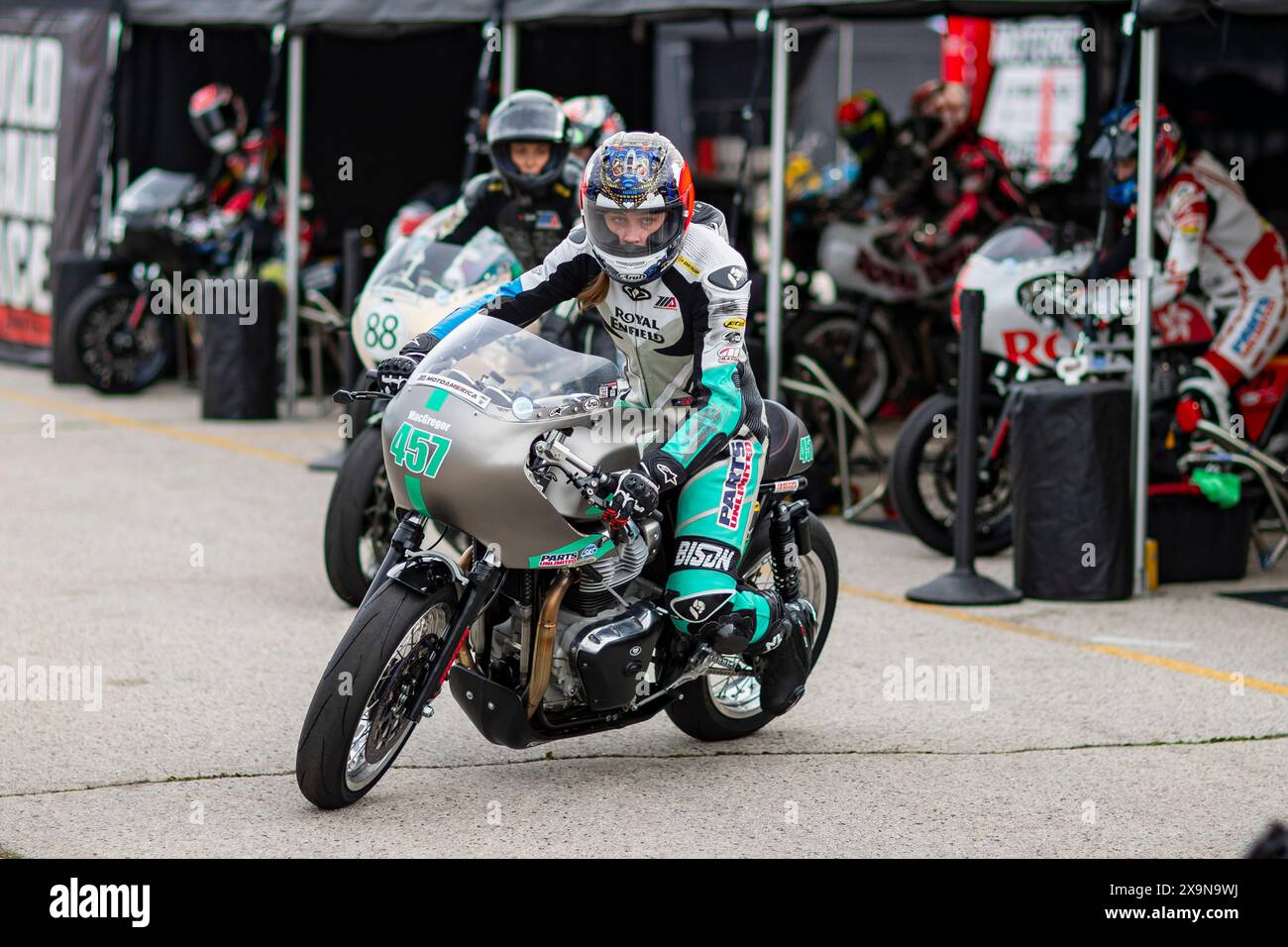 June 01, 2024: Royal Enfield rider #457 Shea MacGregor during the ...