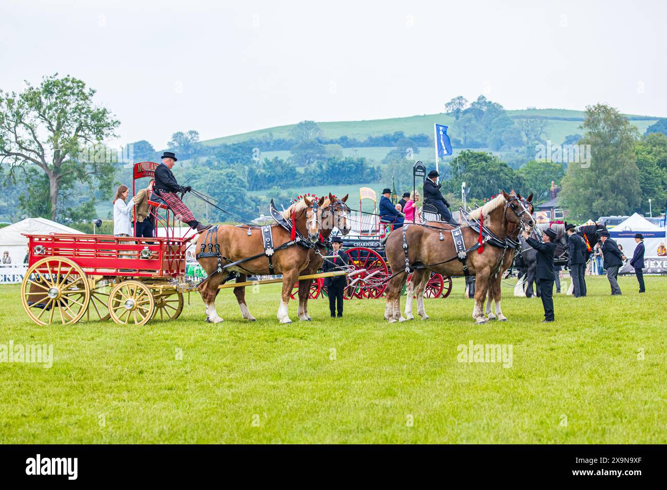 SHEPTON MALLET, SOMERSET, UK, 1st June, 2024, Images from the heavy ...
