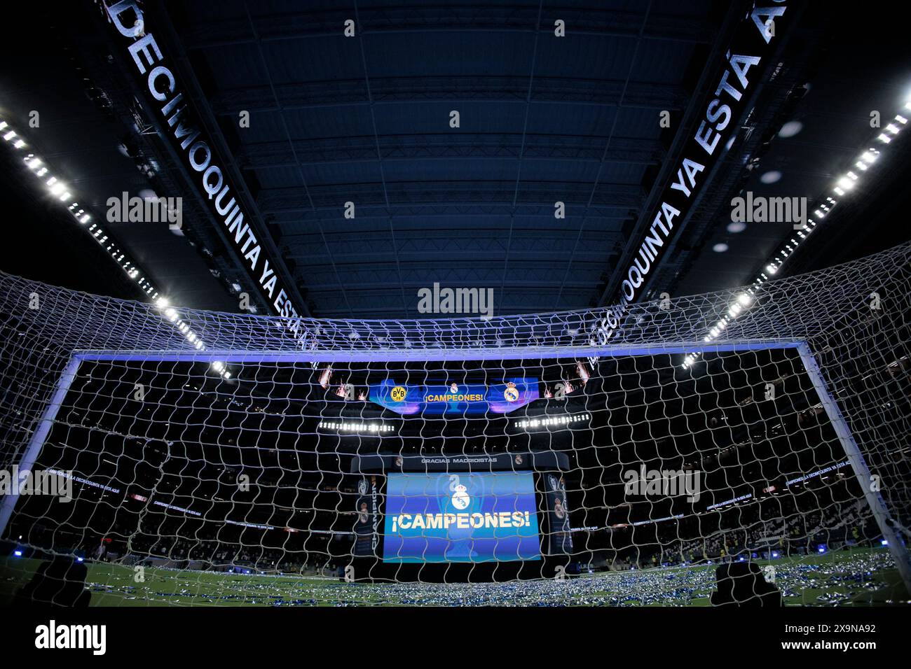 MADRID, SPAIN - JUNE 1: Real Madrid fans attend the Santiago Bernabeu ...