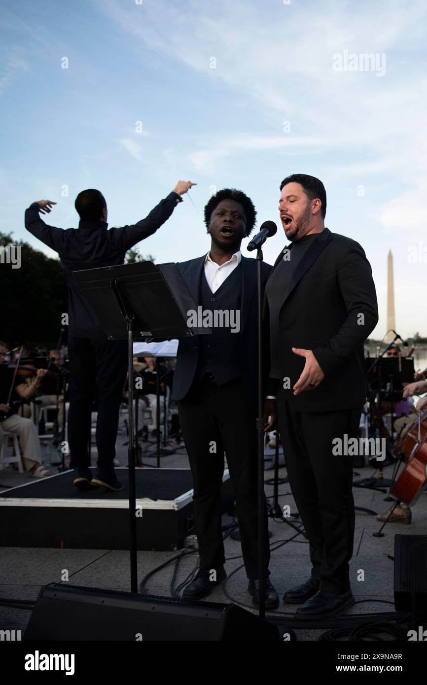 Washington DC, USA, 1st June 2024: Italian Opera artist Alvise Maria ...