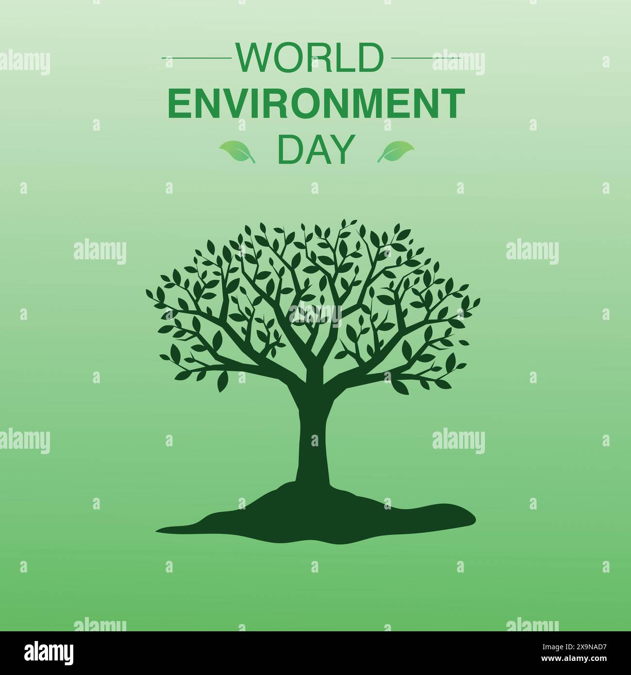 world environment day june 5th modern creative banner, design concept ...