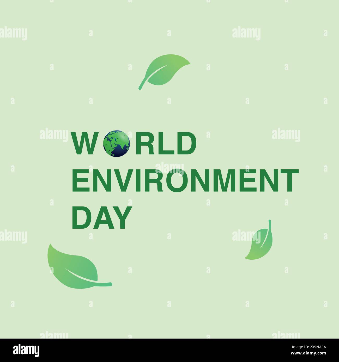 world environment day june 5th modern creative banner, design concept ...