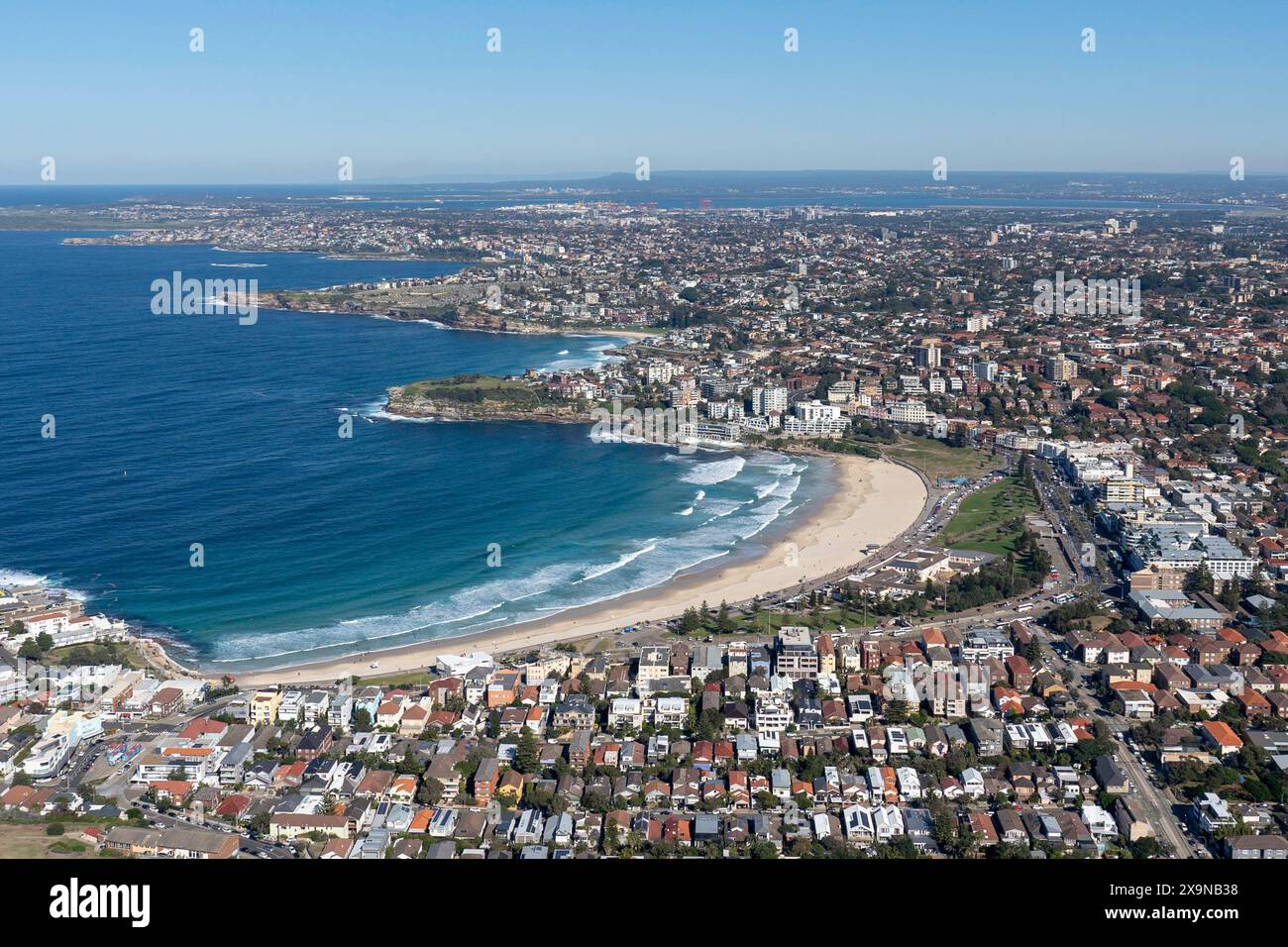 Aerial view bondi beach surfers hi-res stock photography and images - Alamy