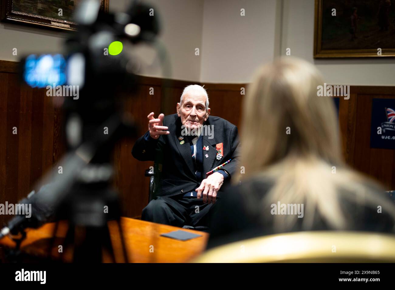 D-Day veteran John Dennett, 99, from Liverpool, who served with the ...