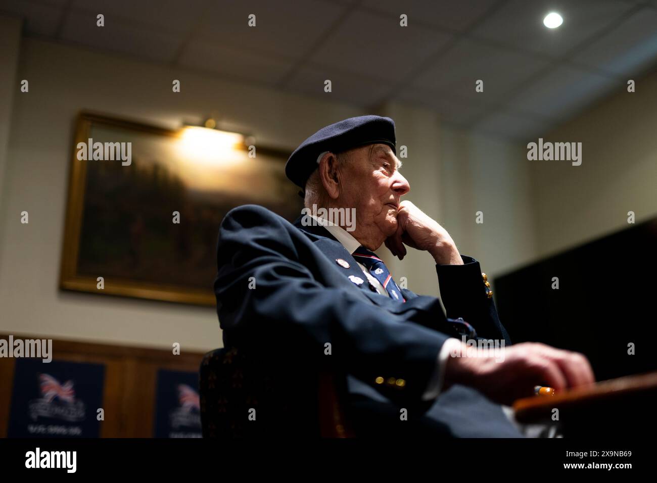 D-Day veteran Henry Rice, 98, from Surrey, who served as a signalman on ...