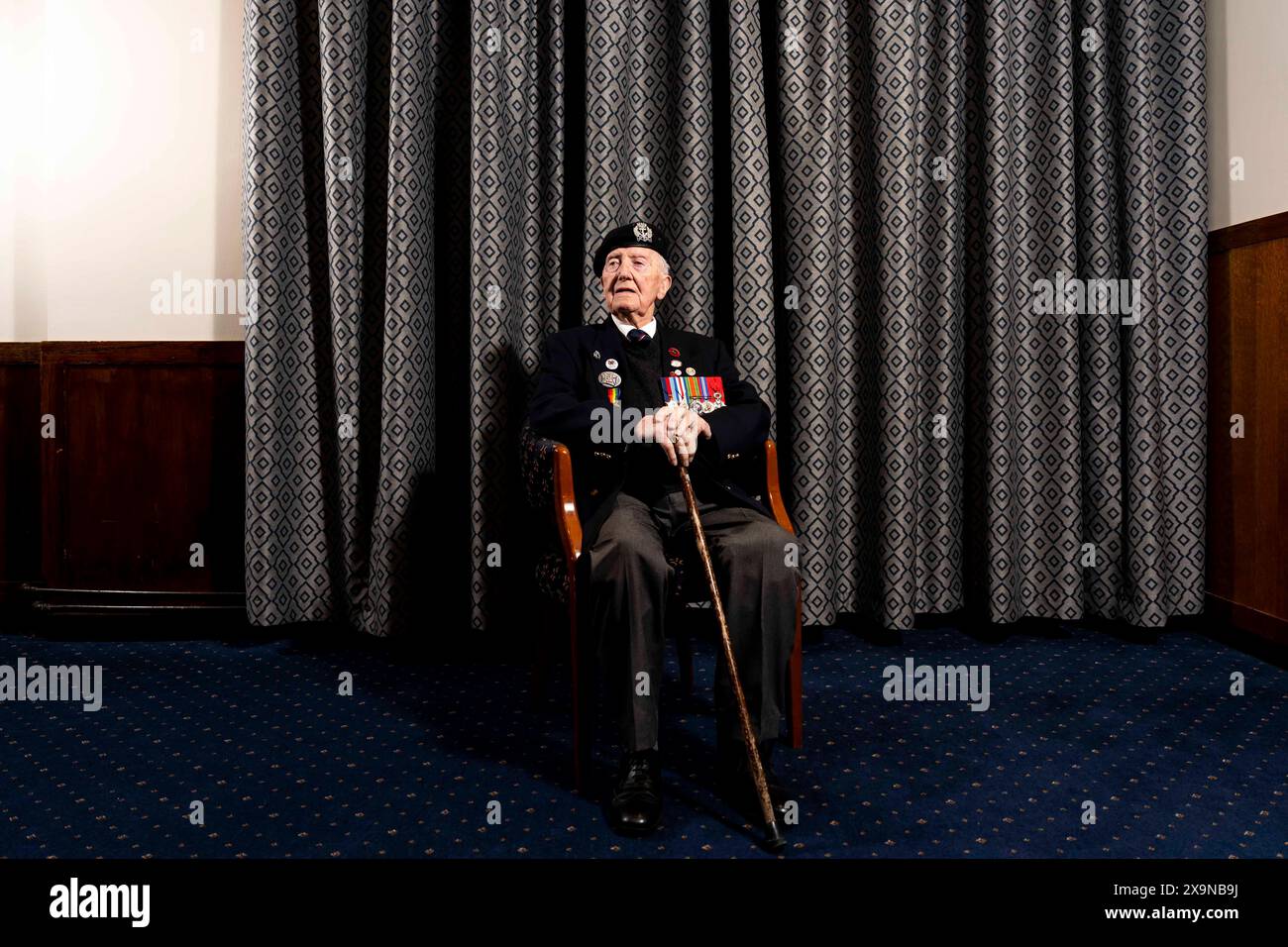 Veteran Stan Ford, 98, from Bath, an ambassador for the British ...
