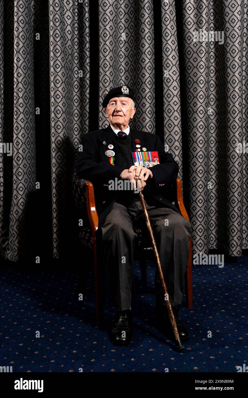 Veteran Stan Ford, 98, from Bath, an ambassador for the British ...