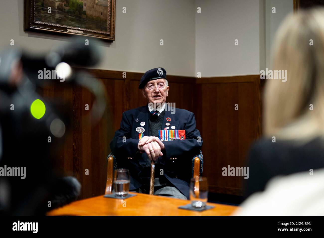 Veteran Stan Ford, 98, from Bath, an ambassador for the British ...