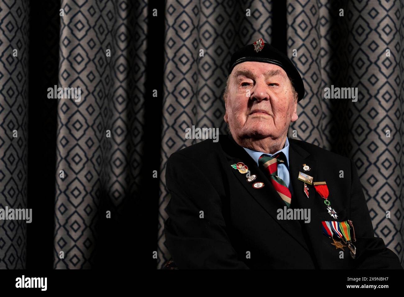 Normandy veteran Richard Aldred, 99, from Cornwall, who served as a ...