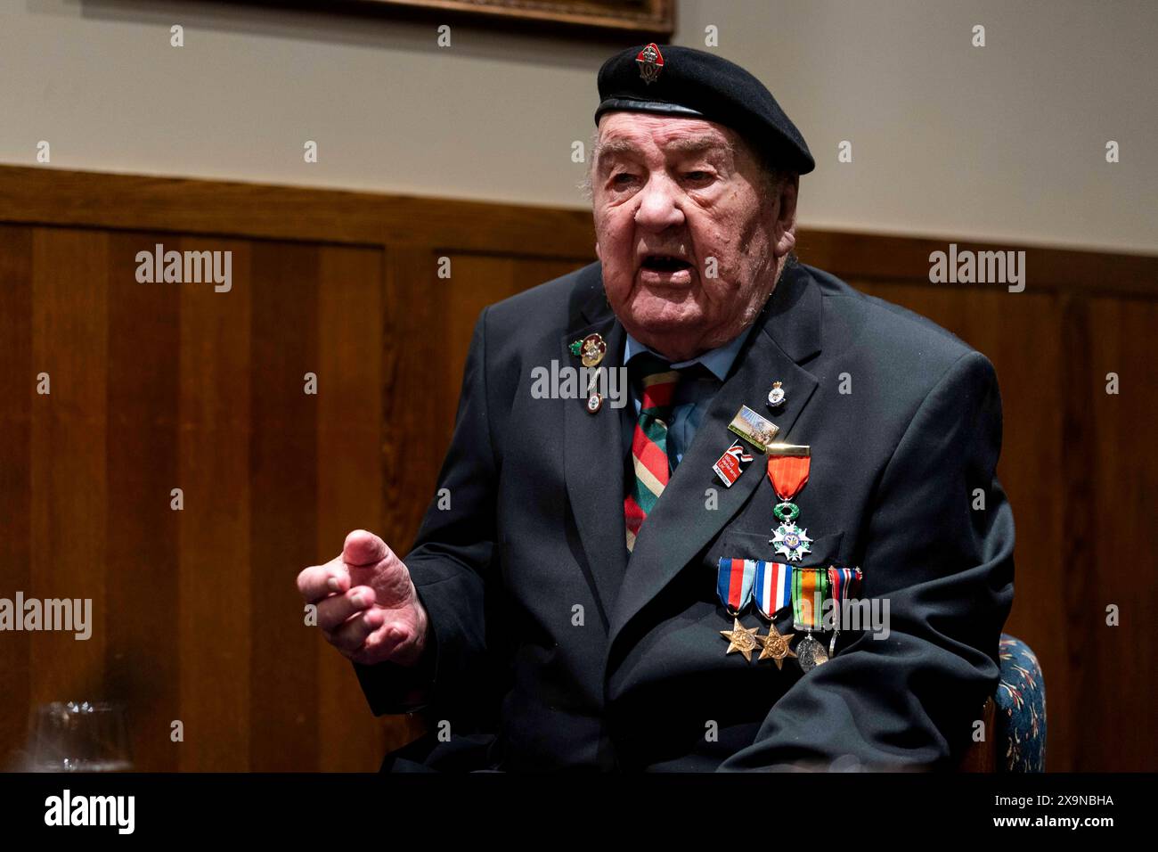 Normandy veteran Richard Aldred, 99, from Cornwall, who served as a ...