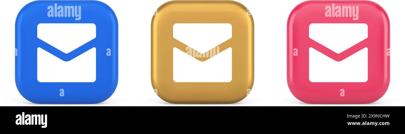 Email letter incoming message closed envelope mobile application button ...