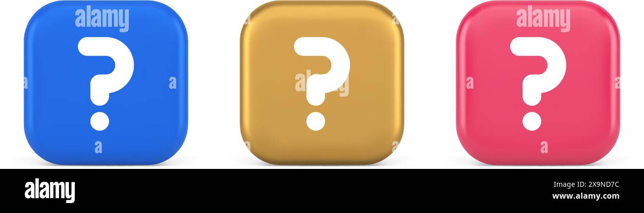 Question mark button advise attention answer FAQ point internet info ...