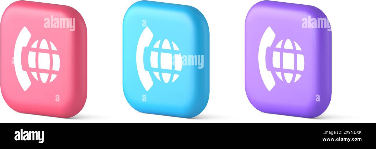 Phone call international global communication button cyberspace ...