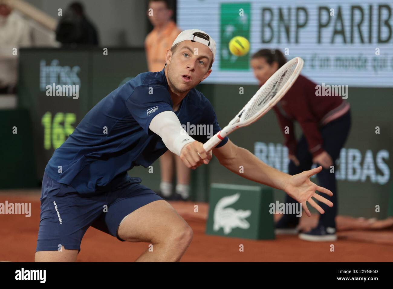 Tallon Griekspoor of Netherlands during the 2024 French Open, Roland-Garros 2024, Grand Slam ...
