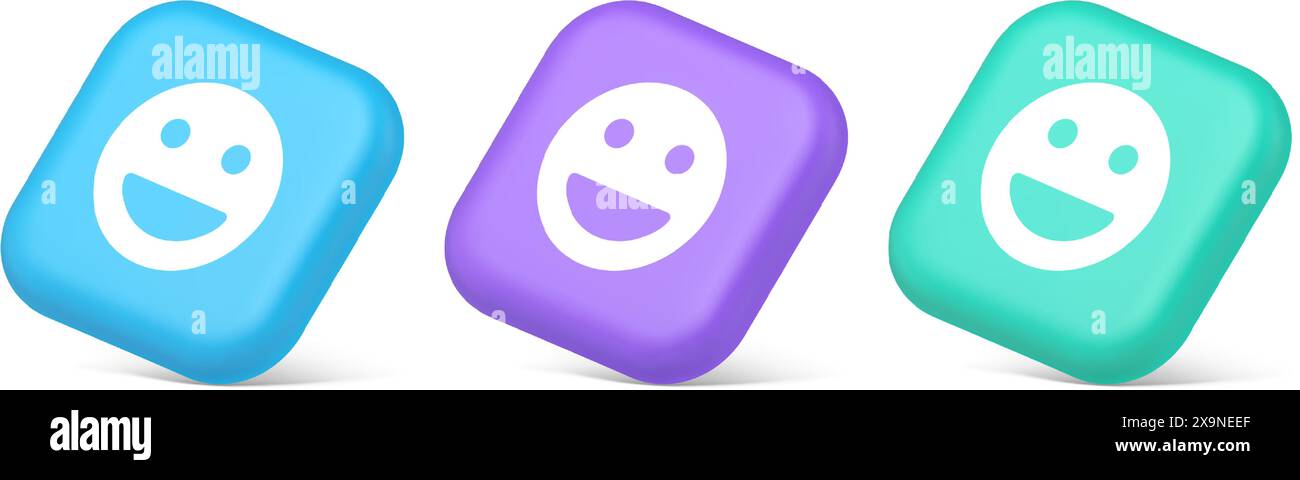 Smiley emoticon comic face emoji button laughing social network ...