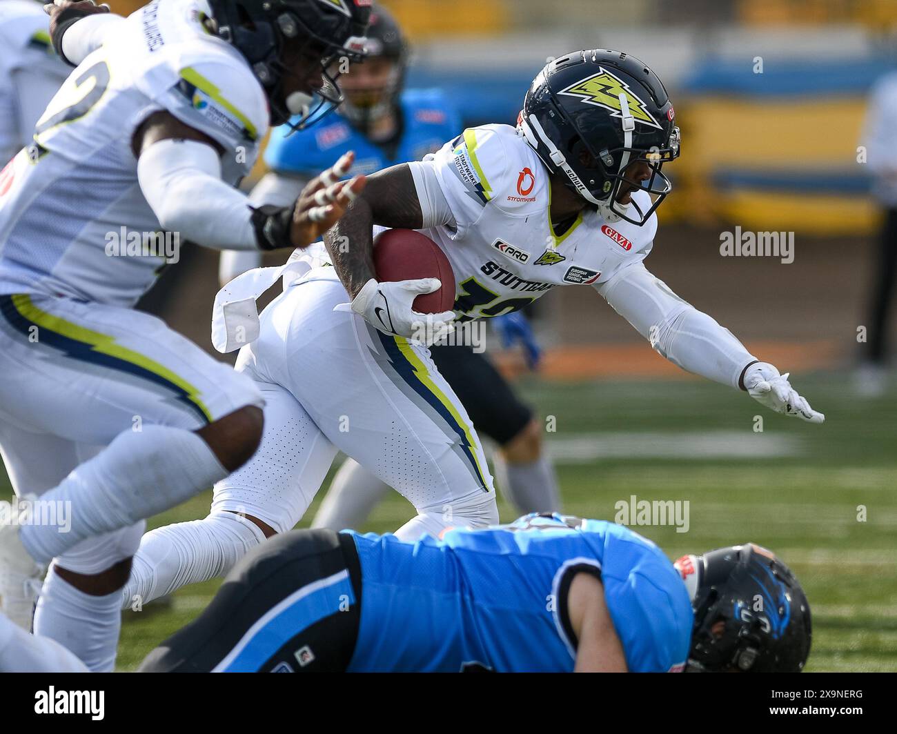 Christian Tutt (Stuttgart Surge #12), Wroclaw Panthers vs. Stuttgart ...