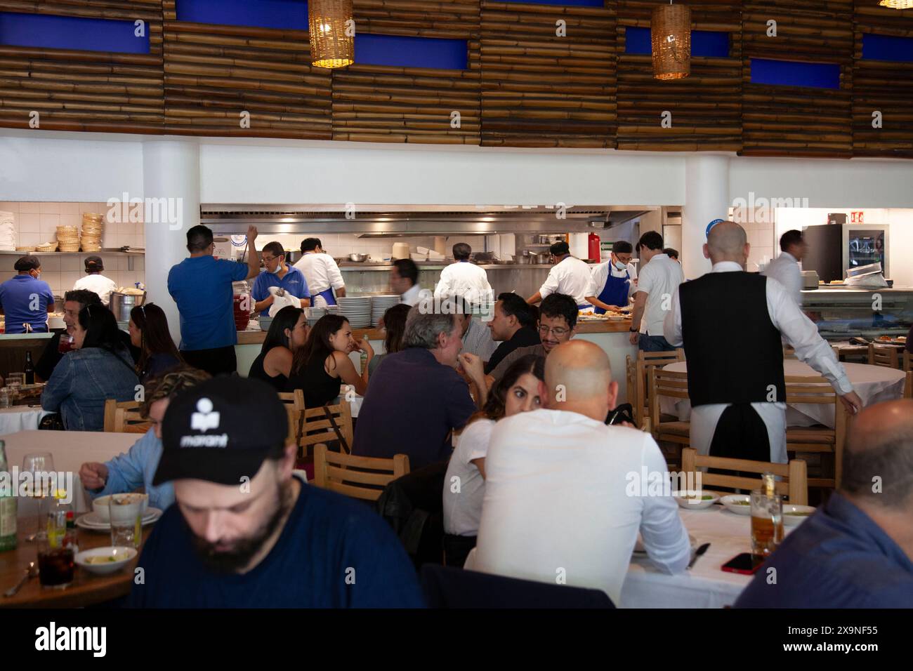 People Dining at Contramar Restaurant in Mexico City, Mexico Stock ...