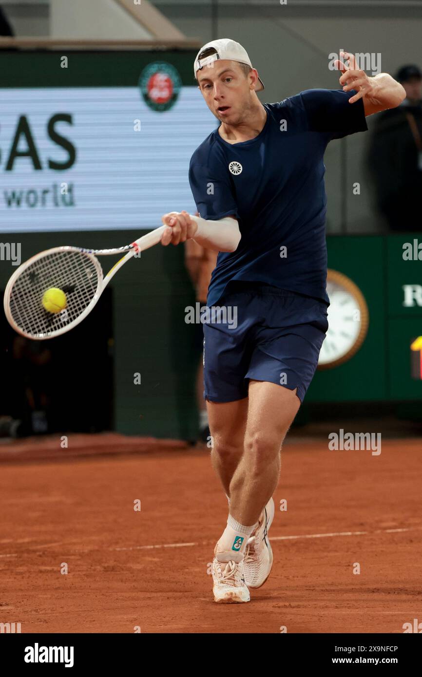 Tallon Griekspoor of Netherlands during the 2024 French Open, Roland-Garros 2024, Grand Slam ...