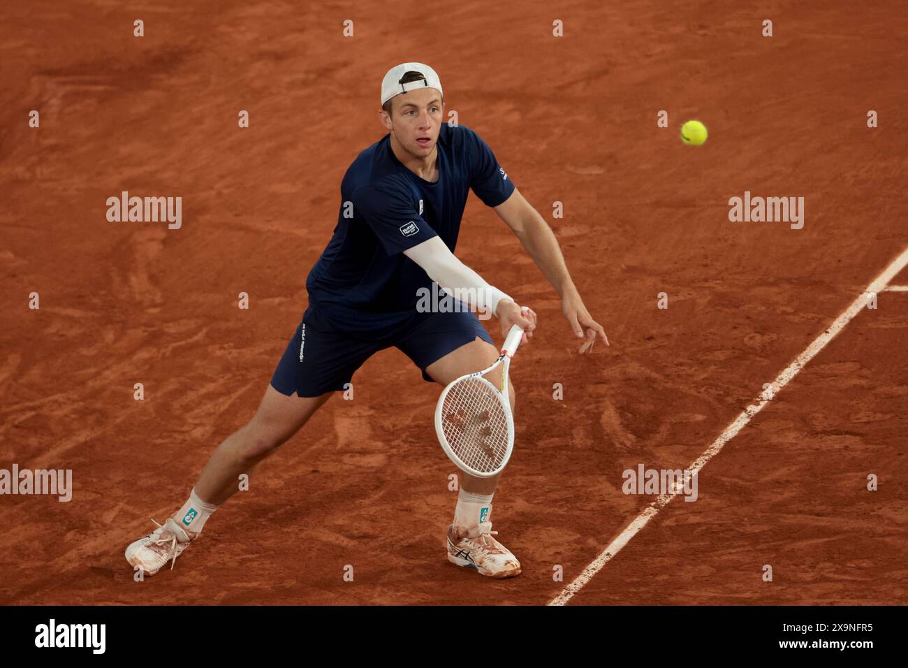 Tallon Griekspoor of Netherlands during the 2024 French Open, Roland-Garros 2024, Grand Slam ...