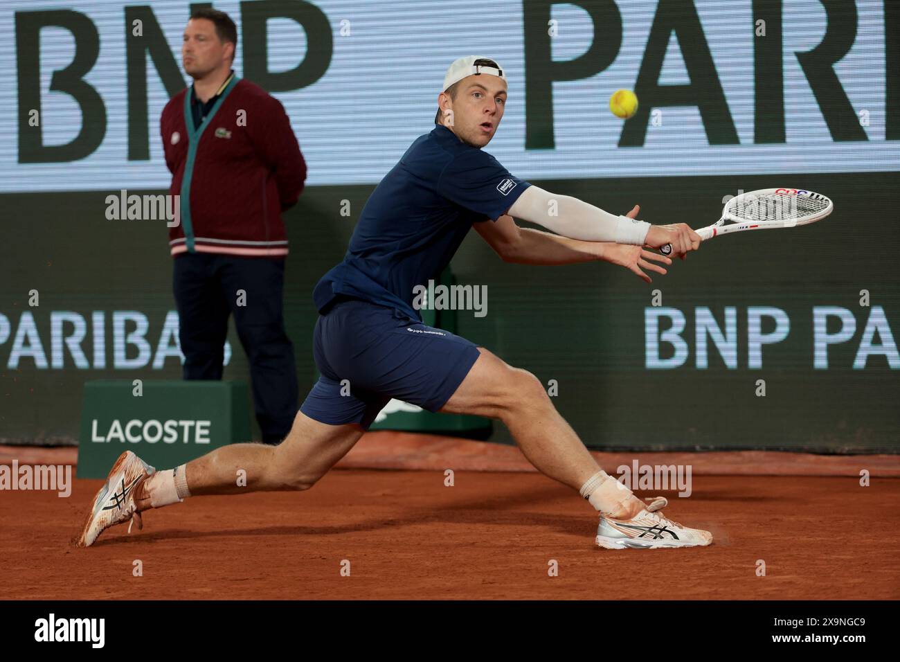 Tallon Griekspoor of Netherlands during the 2024 French Open, Roland-Garros 2024, Grand Slam ...