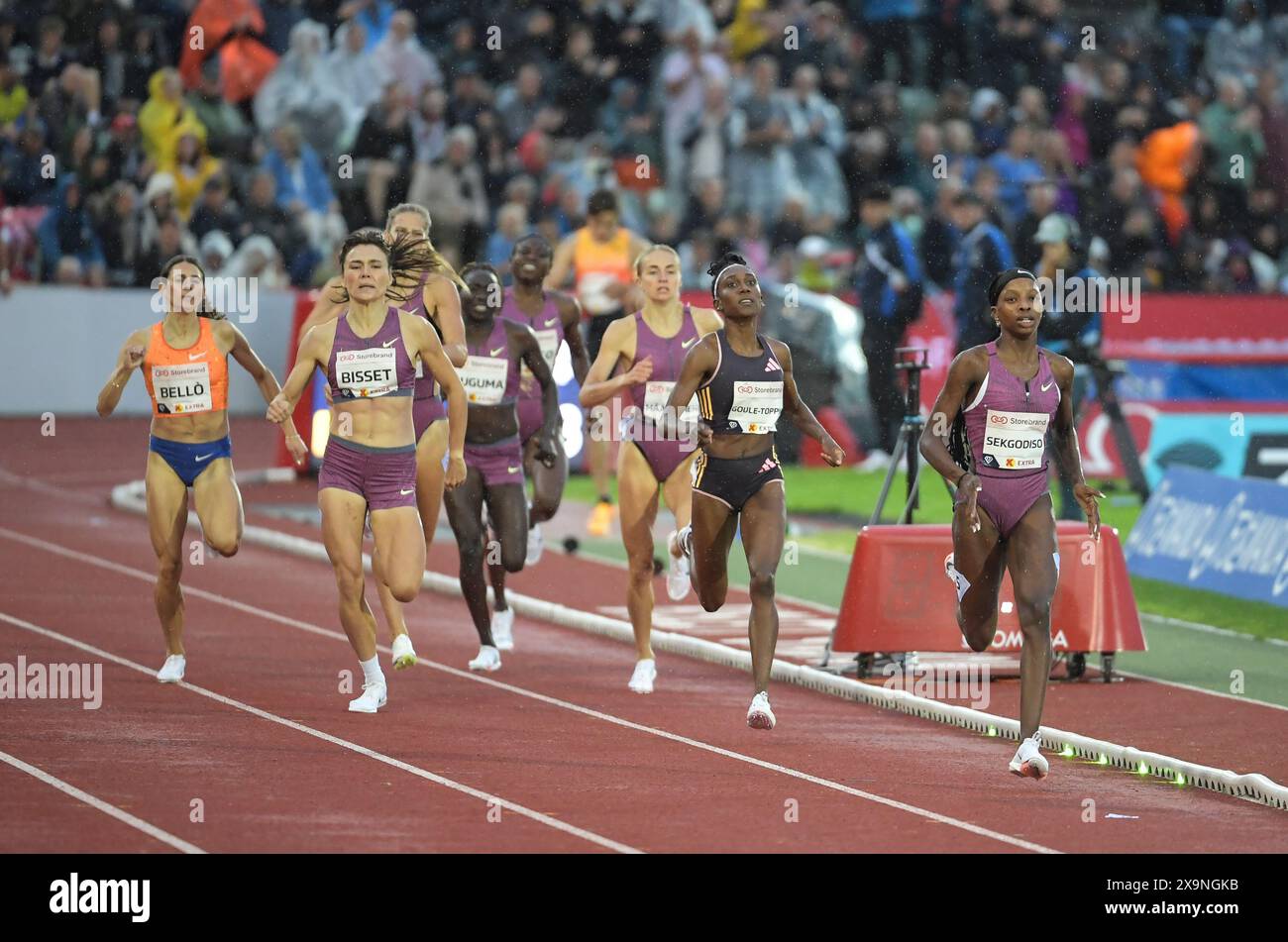 Prudence Sekgodiso of South Africa competing in the women’s 800m at the ...