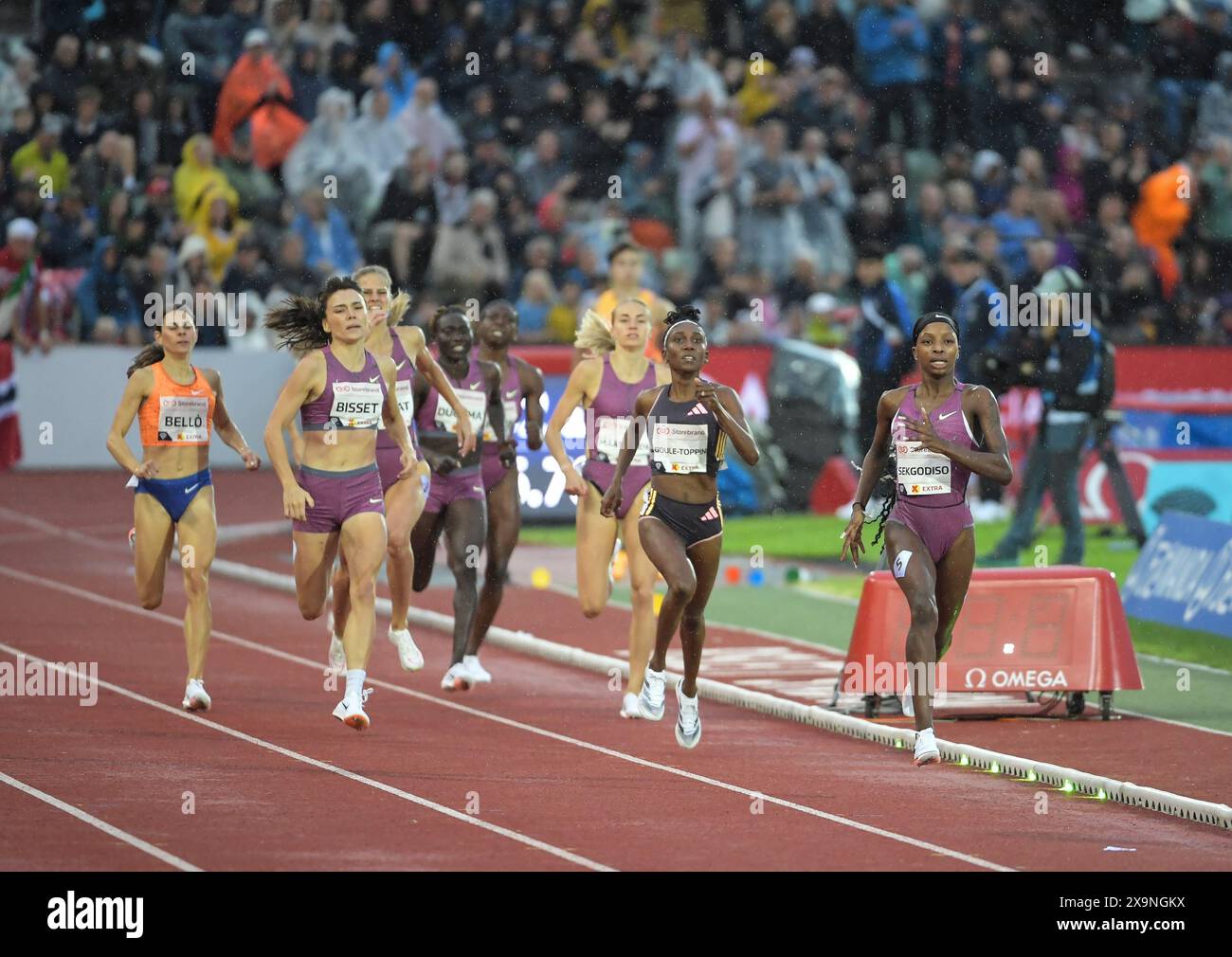 Prudence Sekgodiso of South Africa competing in the women’s 800m at the ...