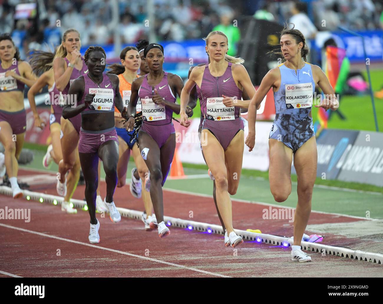 Eveliina Määttänen of Finland competing in the women’s 800m at the ...