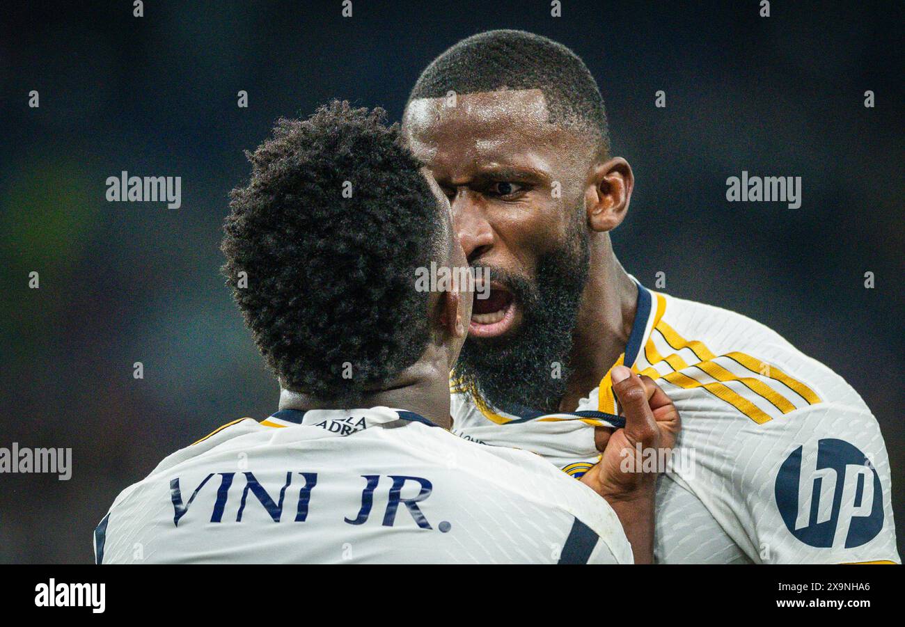 London, England. 01st Jun 2024. Goal celebration Vinícius Junior (Real ...