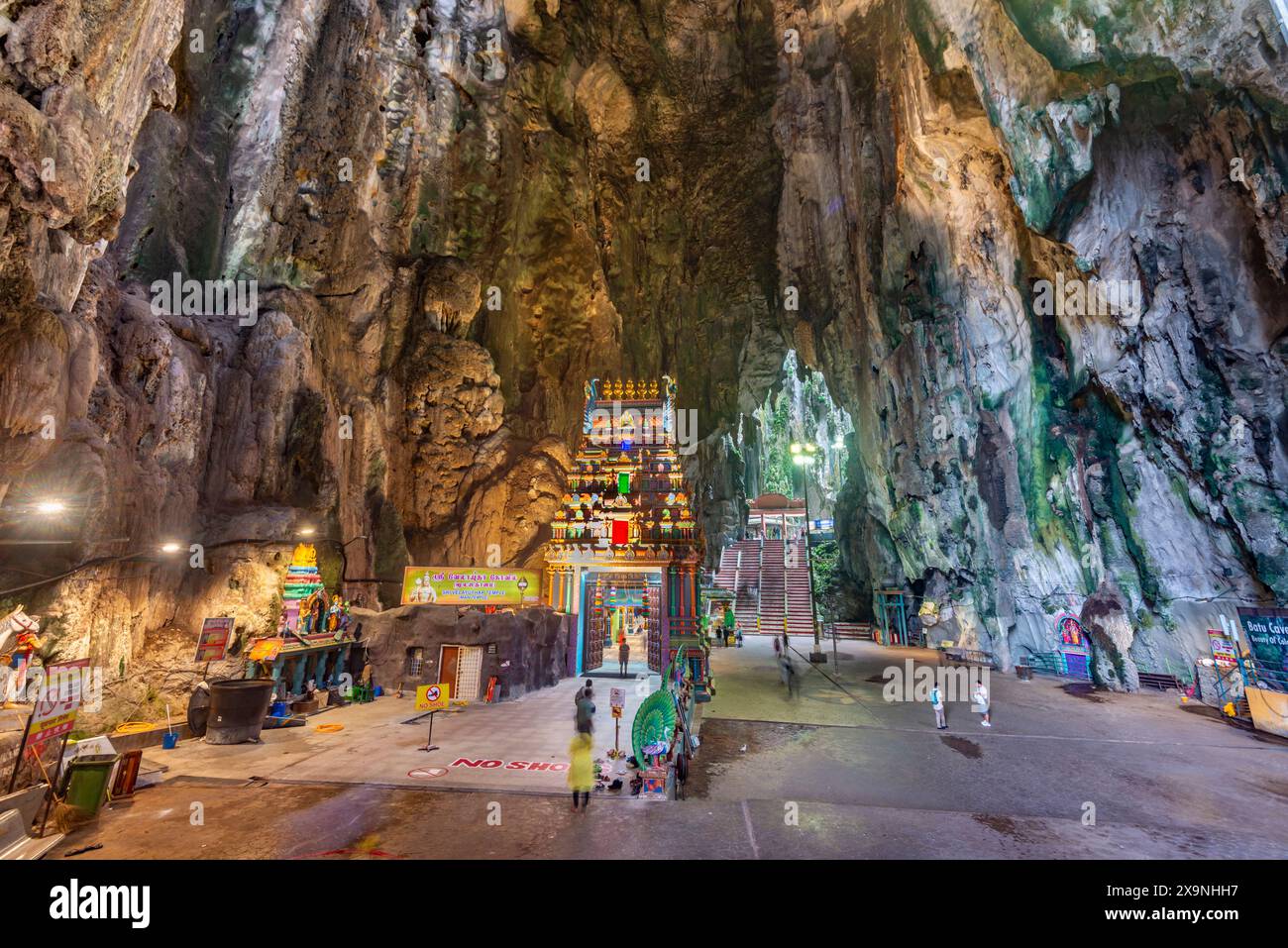 Kuala Lumpur, Malaysia-April 17 2023:Visitors walk around inside the ...