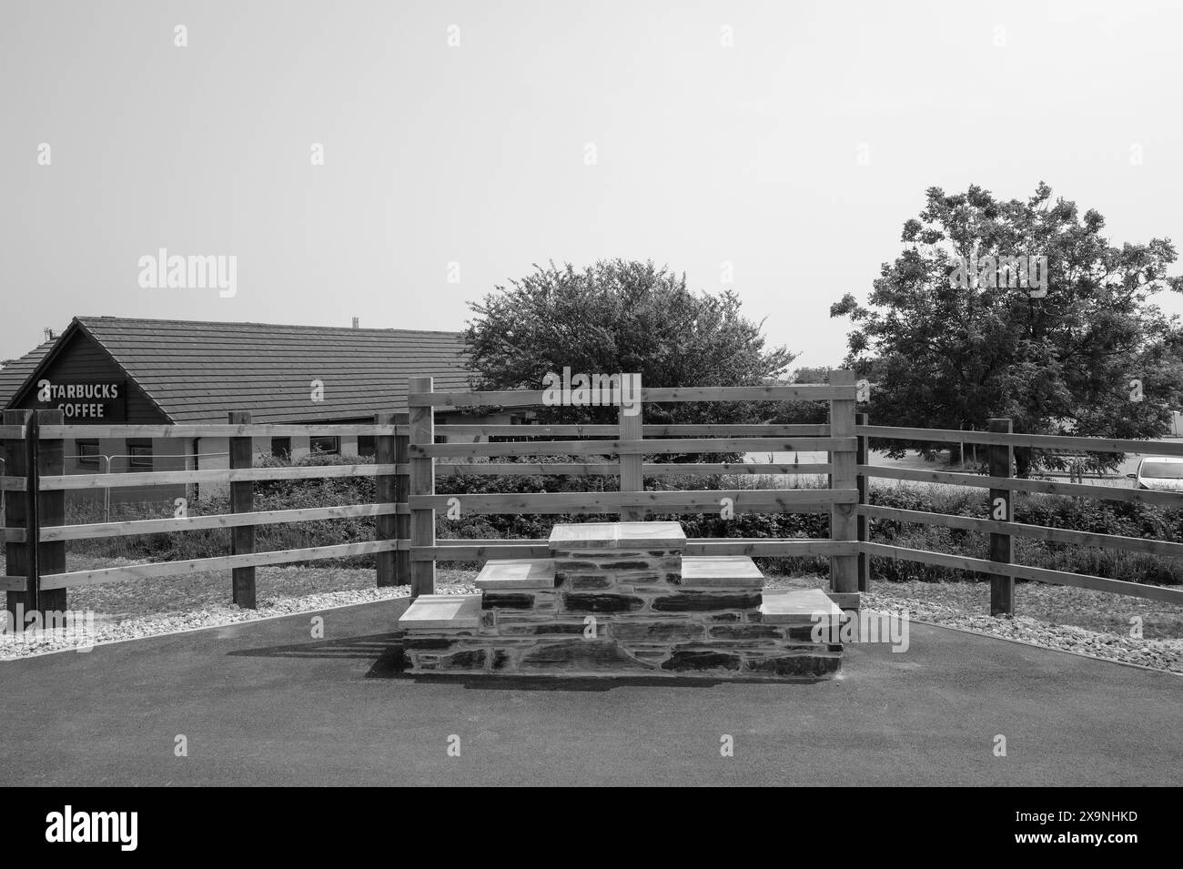 CHIVERTON ROUNDABOUT REPLACEMENT FLYOVER BRIDGE A30 BYPASS Stock Photo ...