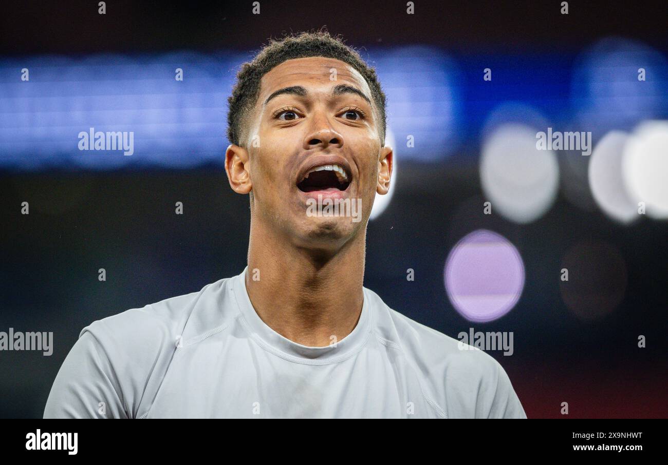 London, England. 01st Jun 2024. Final jubilation Jude Bellingham (Real ...