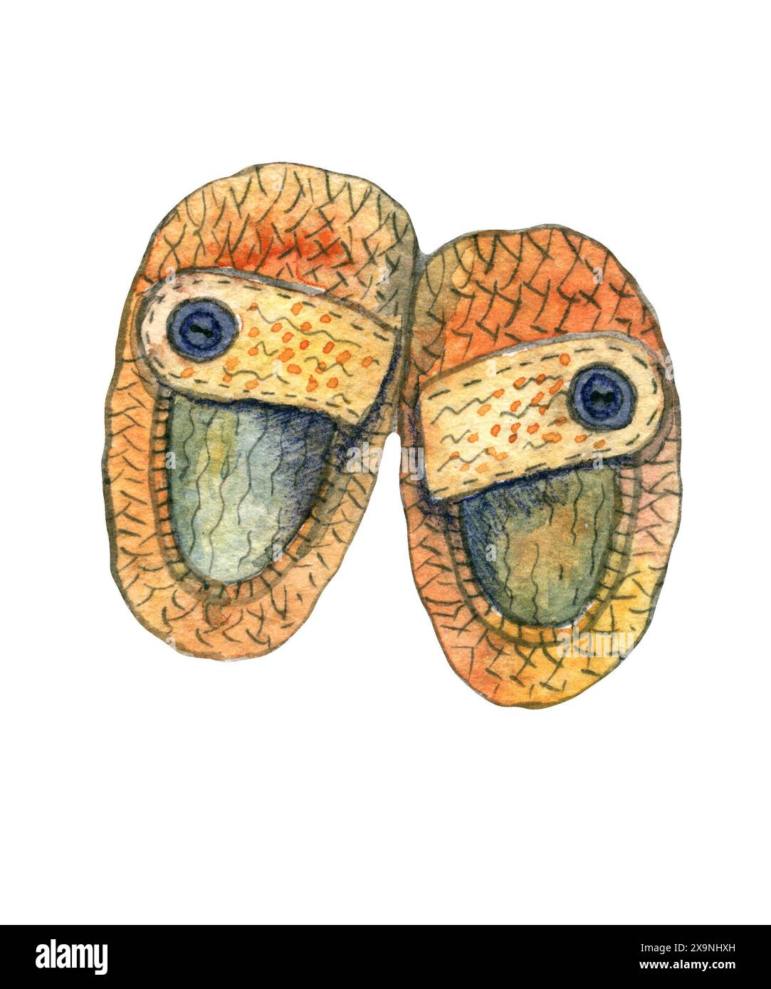 A pair of adorable baby shoes displayed on a plain white background ...