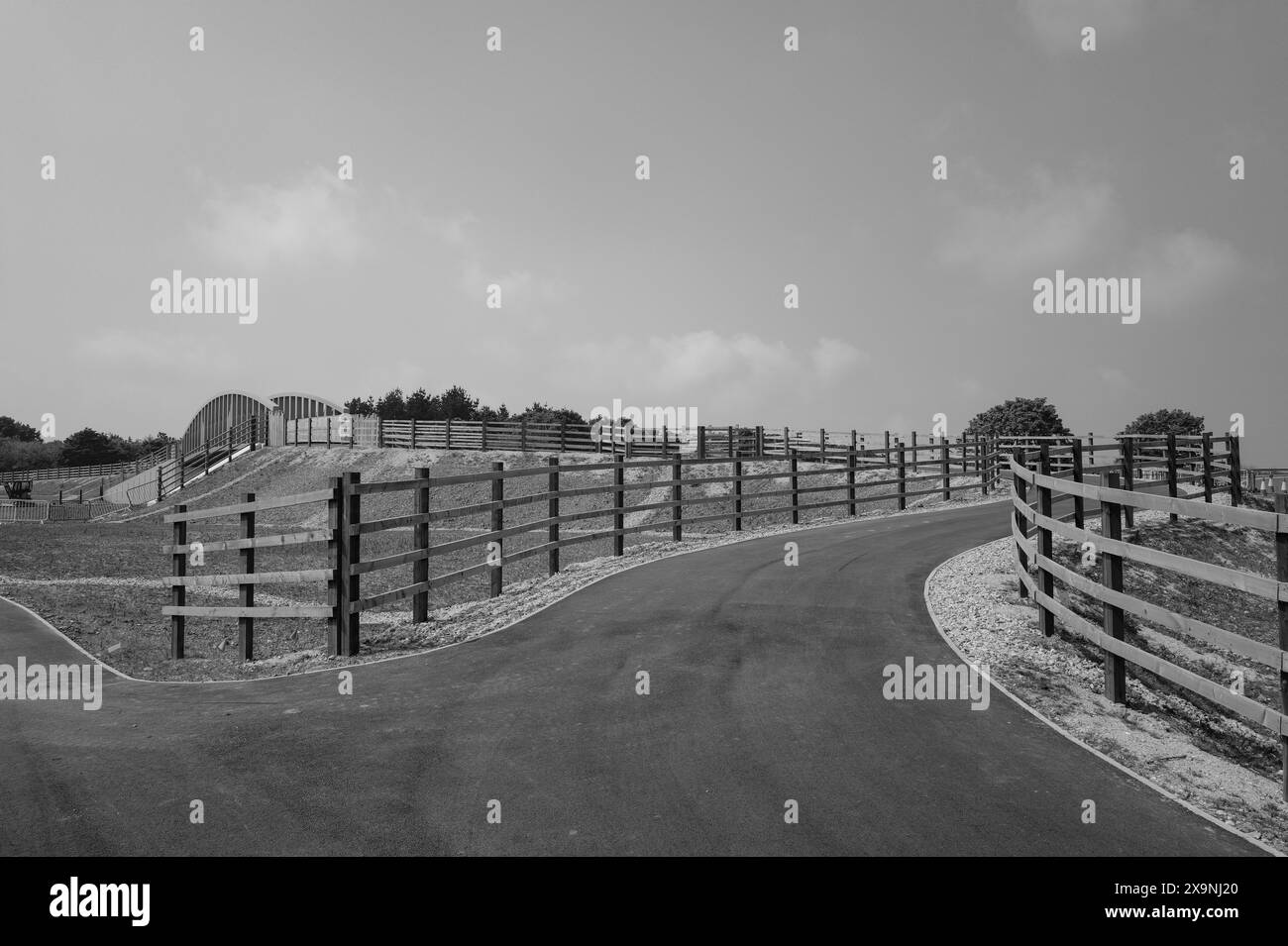 CHIVERTON ROUNDABOUT REPLACEMENT FLYOVER BRIDGE A30 BYPASS Stock Photo ...