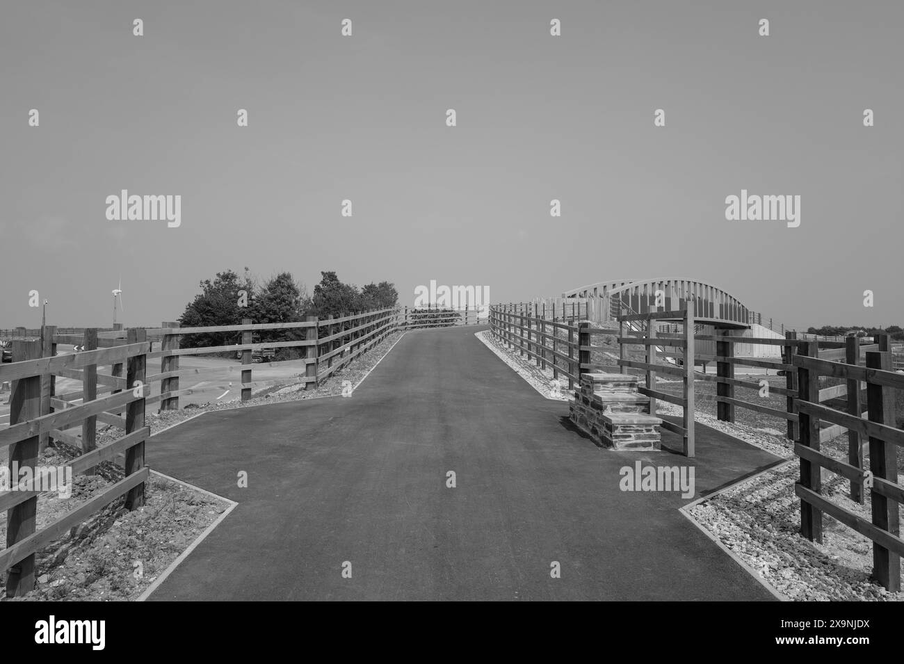 CHIVERTON ROUNDABOUT REPLACEMENT FLYOVER BRIDGE A30 BYPASS Stock Photo ...