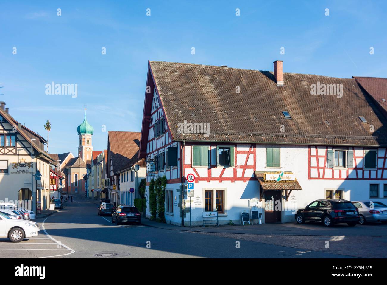 church St. Nikolaus Allensbach Bodensee, Lake Constance Baden ...