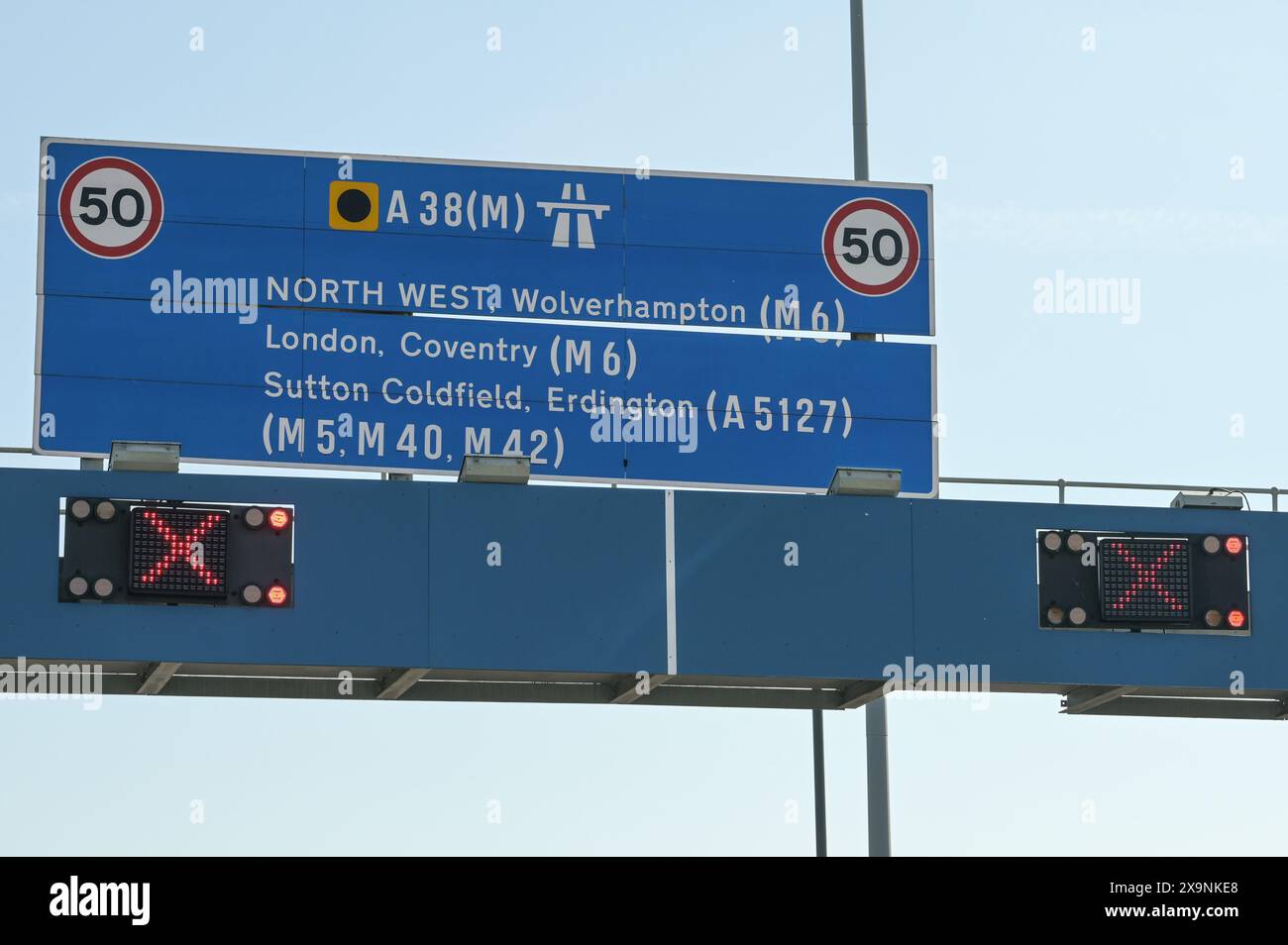 Birmingham, UK. 02nd June, 2024. A38M Aston Expressway, Birmingham ...