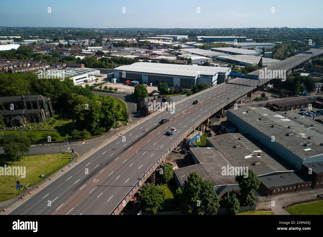 M6 driver motorway vehicle hi-res stock photography and images - Alamy