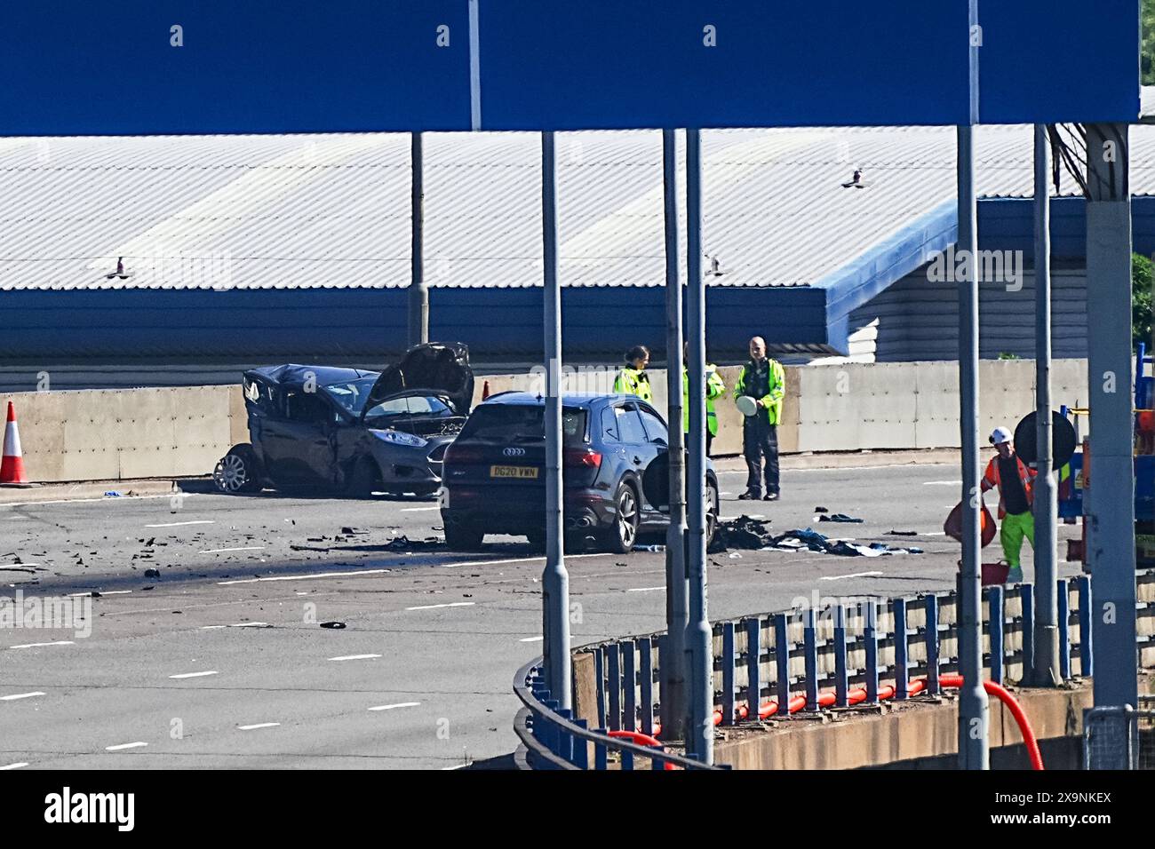 Birmingham, UK. 02nd June, 2024. A38M Aston Expressway, Birmingham ...