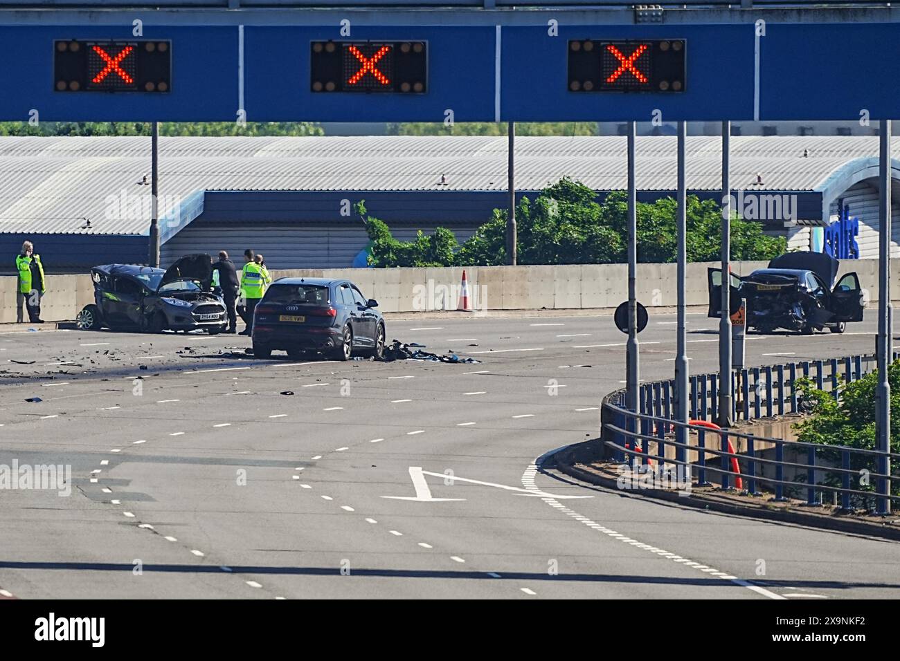 Birmingham, UK. 02nd June, 2024. A38M Aston Expressway, Birmingham ...