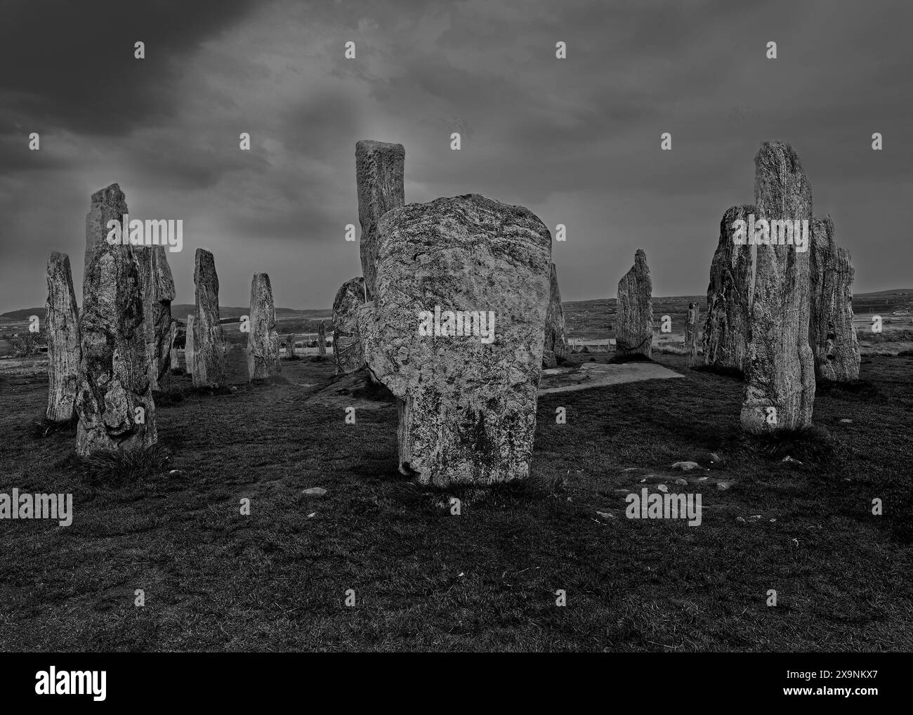 Callanish Standing Stones, Calanais, Isle of Lewis, Scotland Stock ...