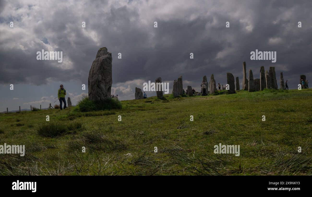 Callanish Standing Stones, Calanais, Isle of Lewis, Scotland Stock ...