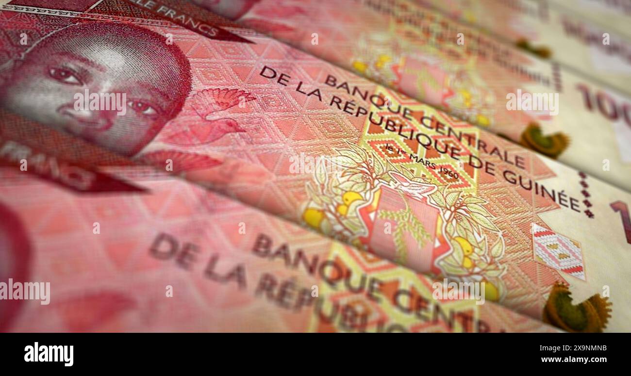 Guinea money guinean francs banknotes hi-res stock photography and ...