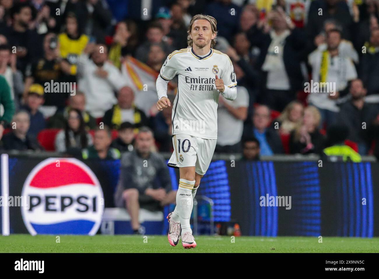 Luka Modric of Real Madrid seen during the UEFA Champions League final ...