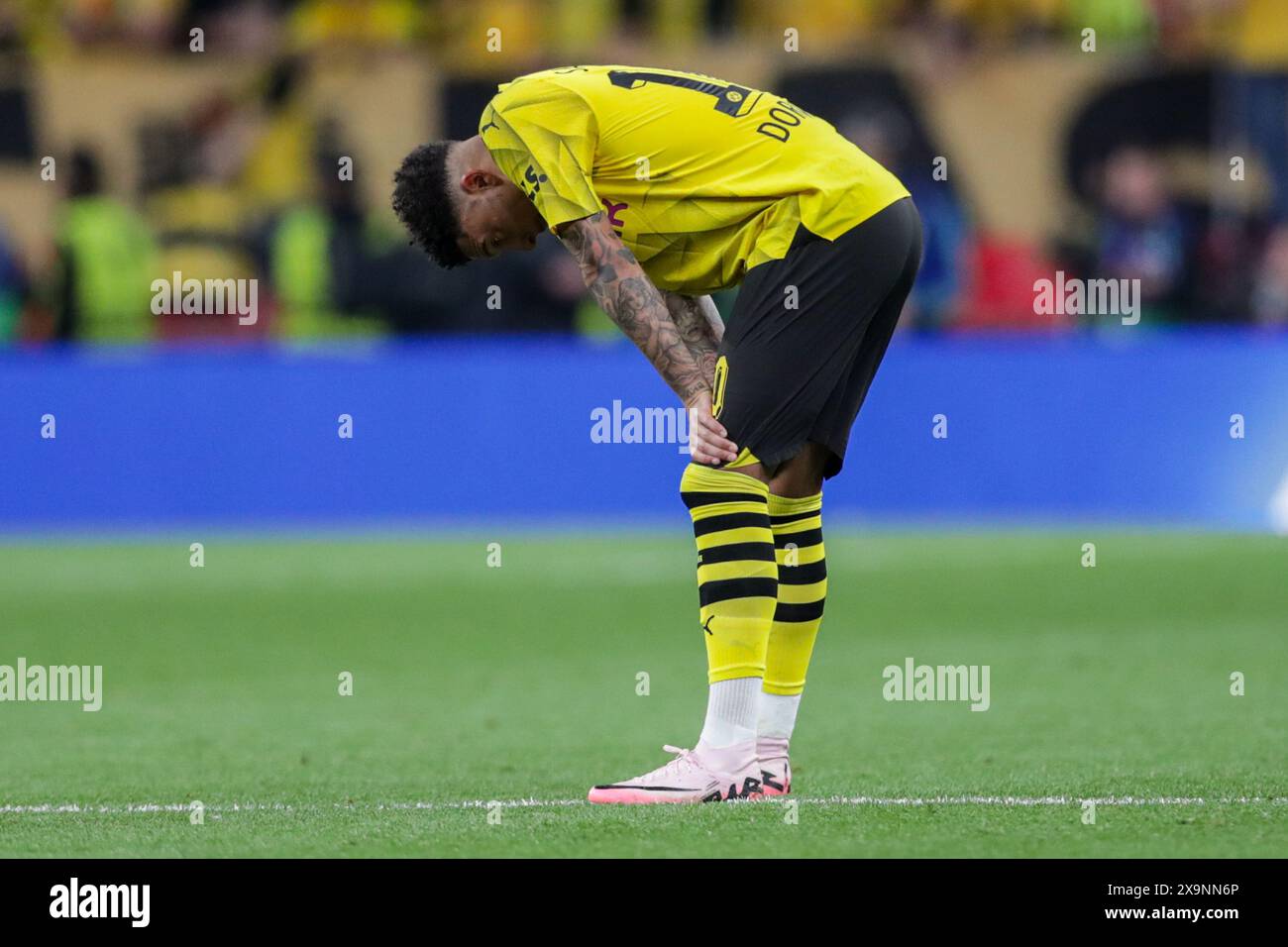 Jadon Sancho of Borussia Dortmund seen during the UEFA Champions League ...