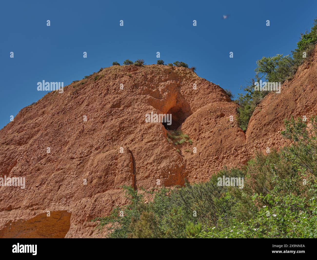 Las Medulas is a Spanish landscape formed by an ancient Roman gold ...